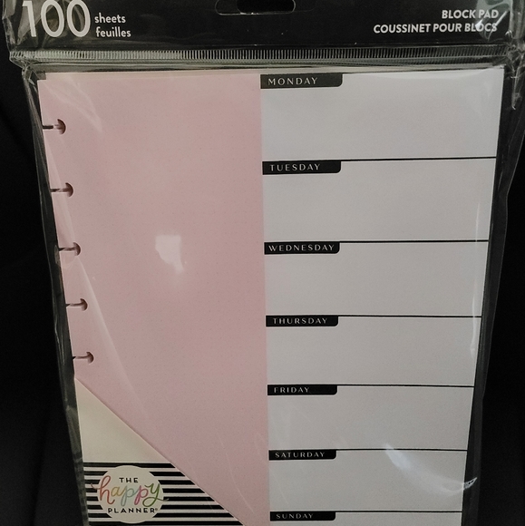 The Happy Planner | Office | Happy Planner Block Pad Filler Sheets ...